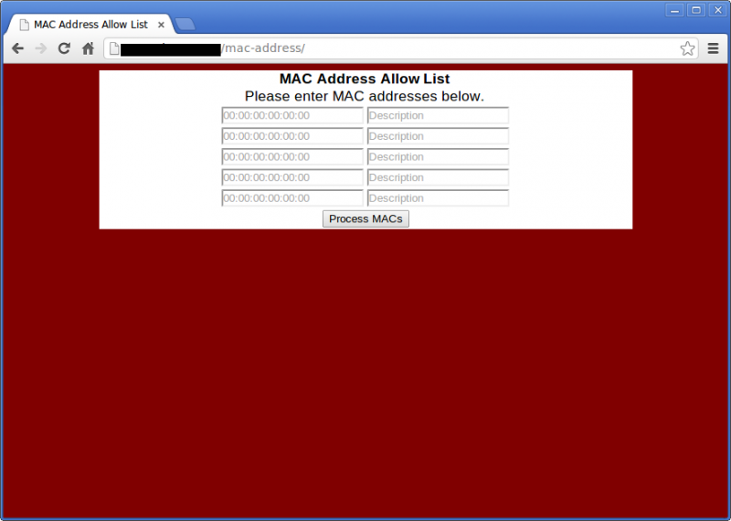 Mac Form Blank Binary Impulse