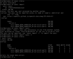 Migrating Proxmox Hypervisor’s Boot Volume ZFS Mirror To New (Smaller) Disks | Binary Impulse